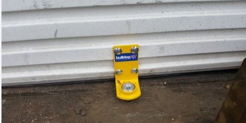 Bulldog Garage door lock complete with ground tube & Bulldog lock bolt ...
