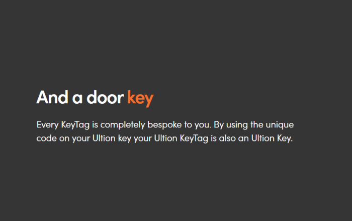 Ultion Key Tag