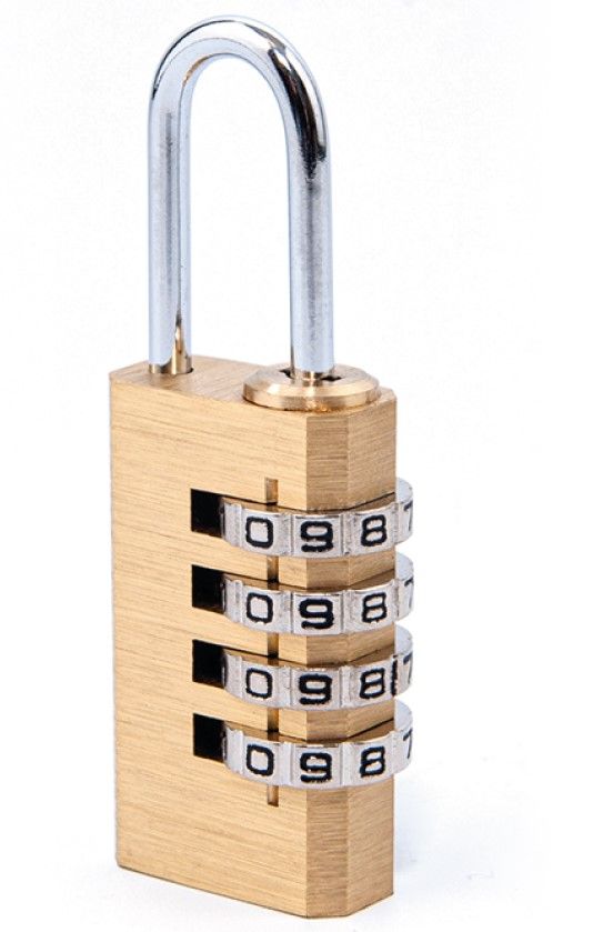 Brass Combination Padlock 21mm